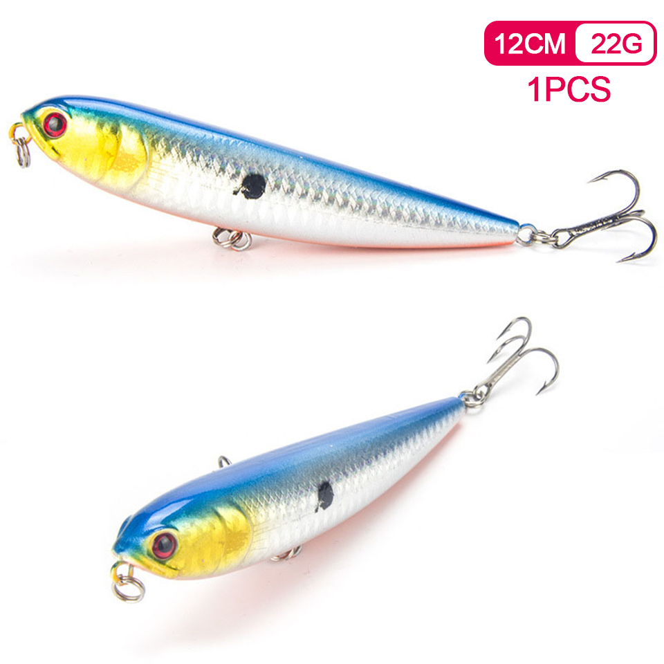 1PCS 12cm 22g Pencil Fishing Hard Lures Baits Wobbler | eBay